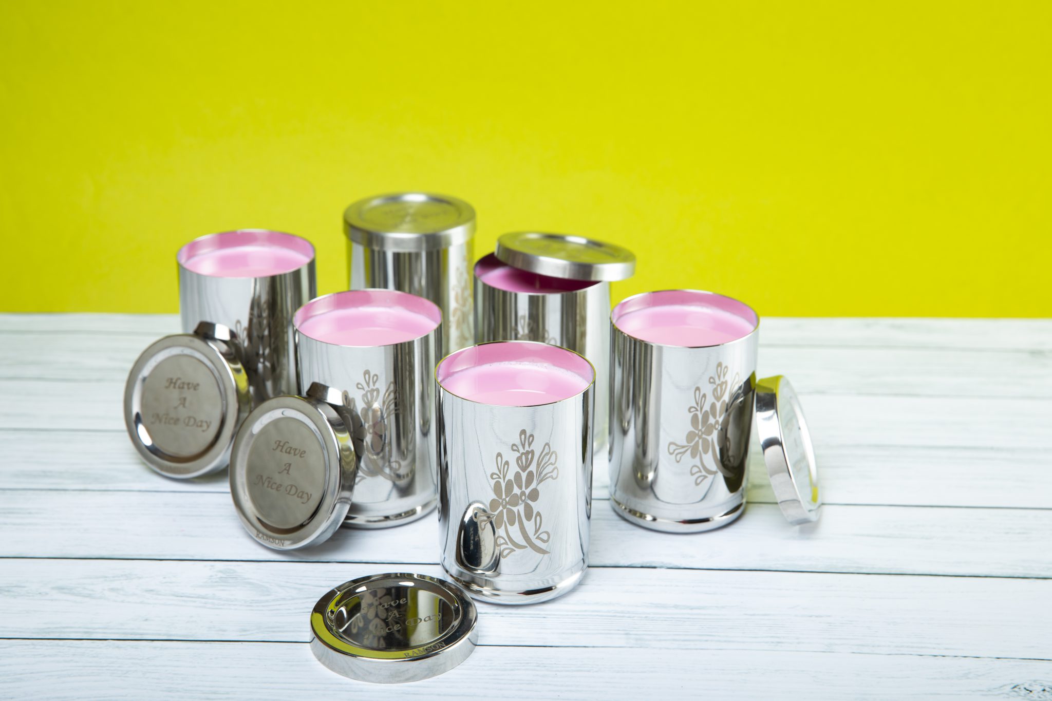 Amrapali Glass With Cover (Set of 6 pcs) | Ramson Industries