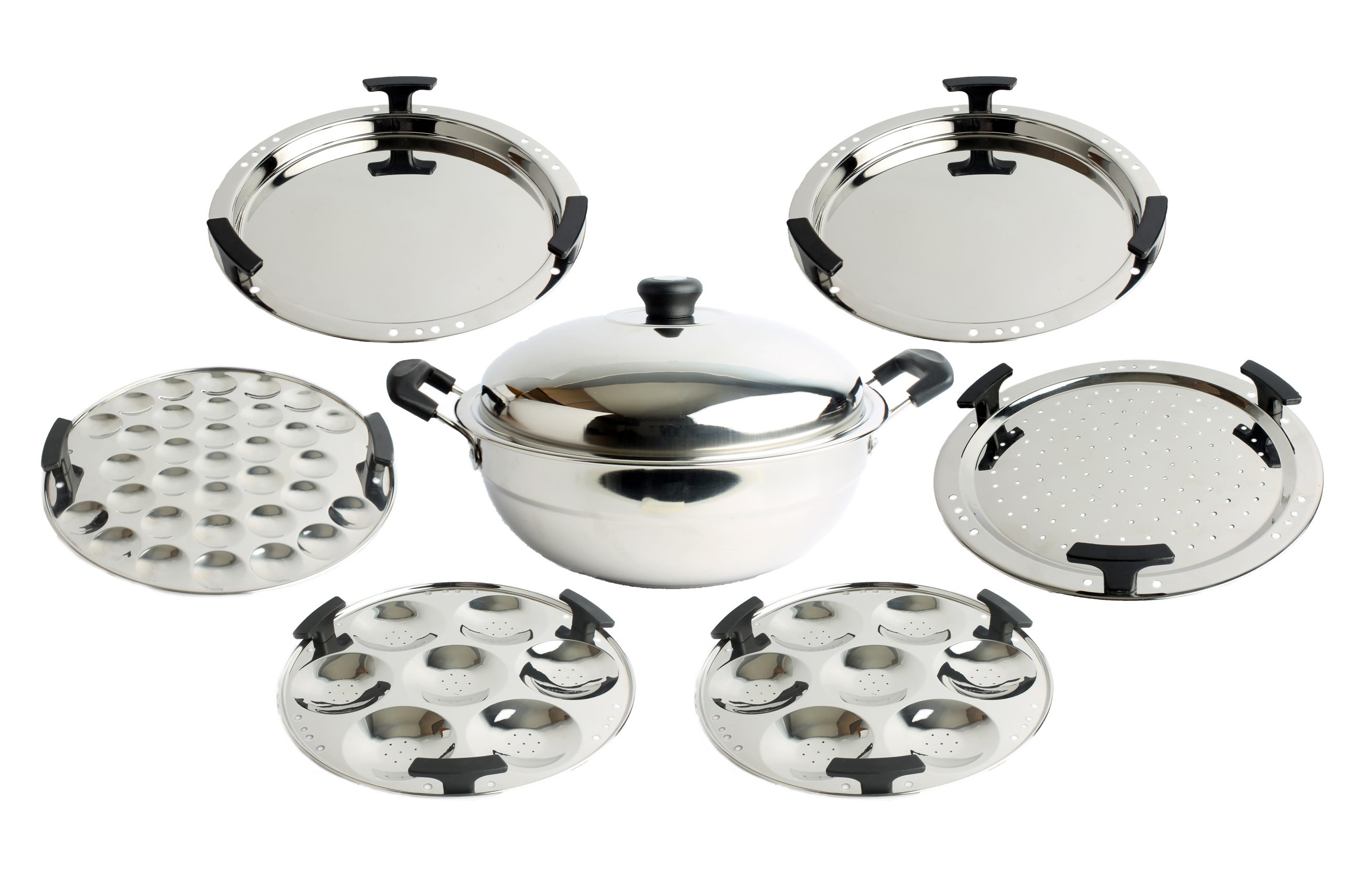 Carnival Multi Kadai - Stainless Steel | Ramson Industries